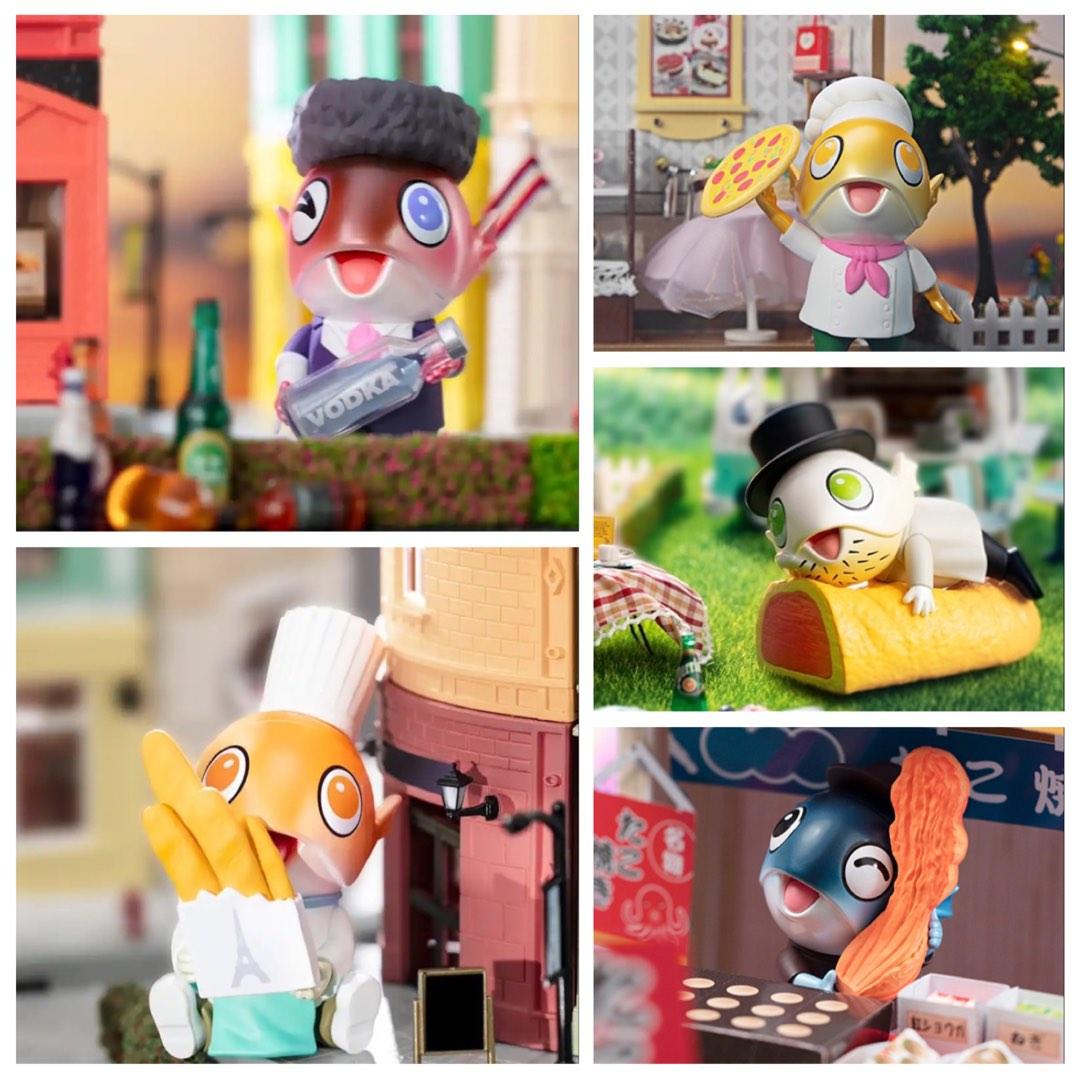 Pop mart x Chino Lam Workshop Biggie Fish Dish Of The World Series ...