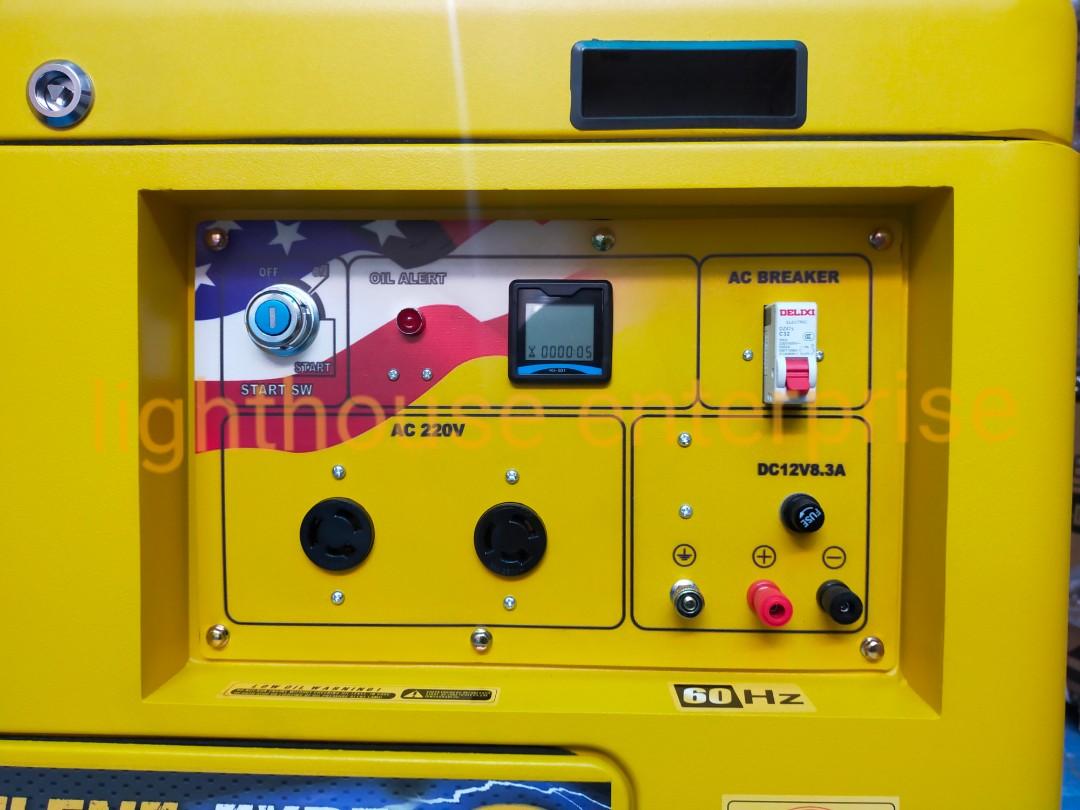 POWERHOUSE 10kva Diesel Silent Type Generator with Battery for Electric ...