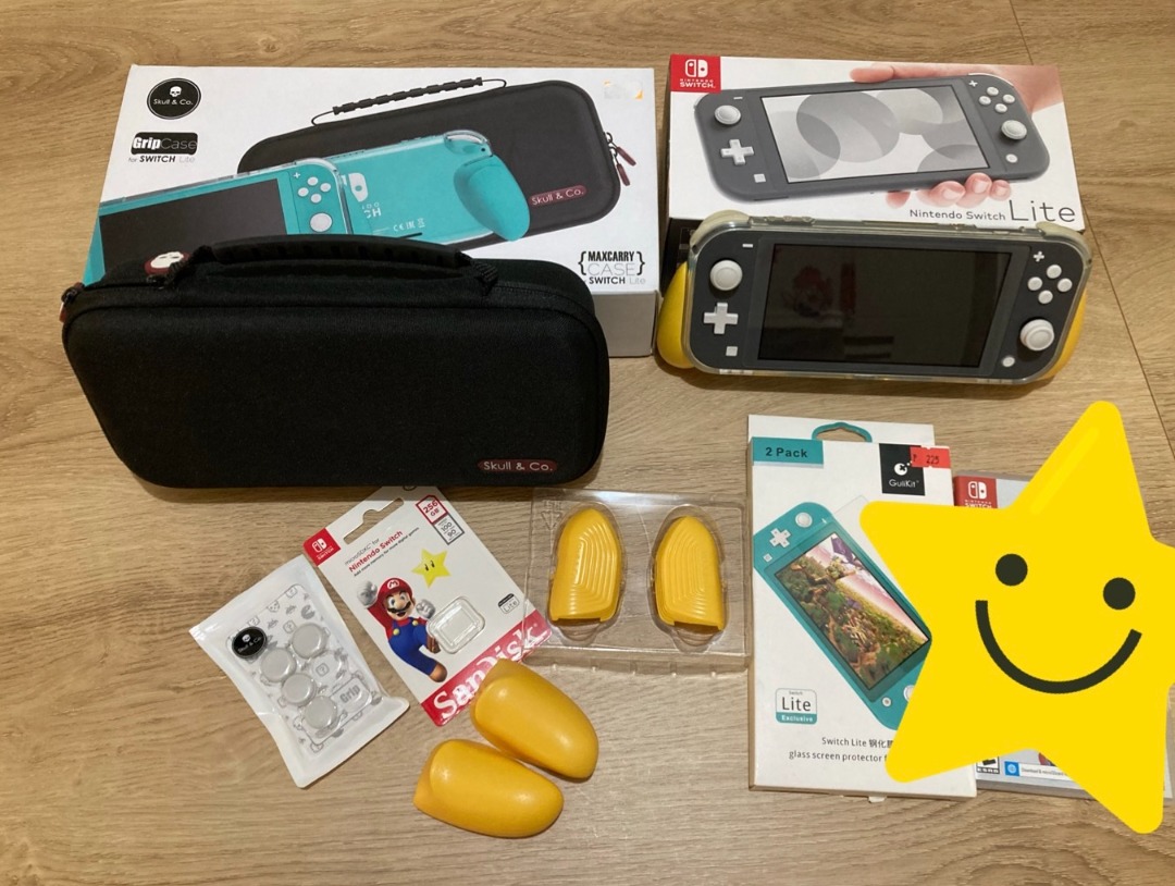 Nintendo Switch Lite Complete Package + 22 Digital Games!, Video Gaming ...
