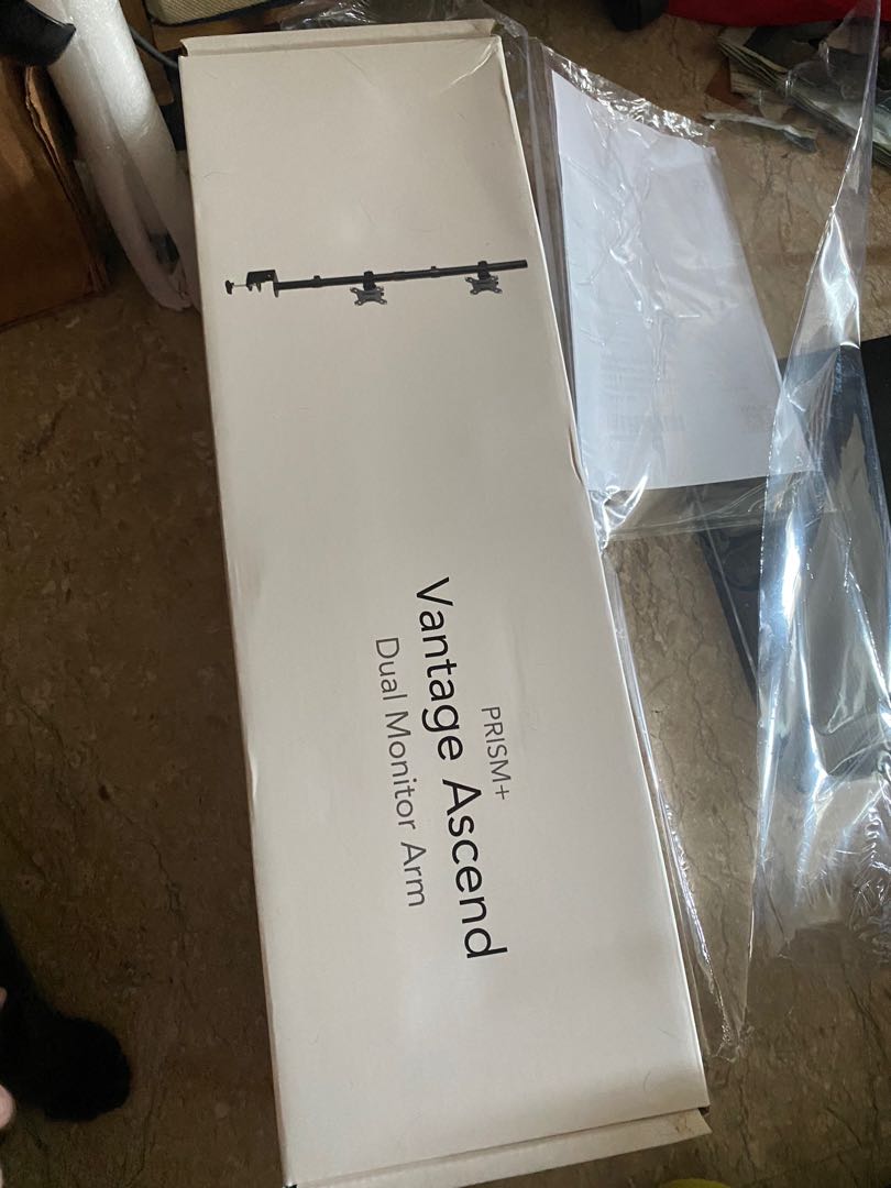 Prism dual monitor arm vantage ascend, Computers & Tech, Desktops on ...