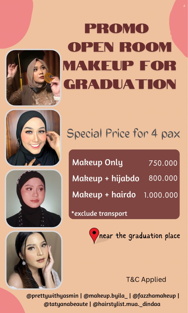 promo makeup graduation wisuda, Kesehatan & Kecantikan, Rias Wajah di ...
