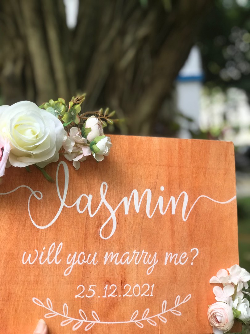 Proposal Board Will You Marry Me? Customisation, Hobbies & Toys ...
