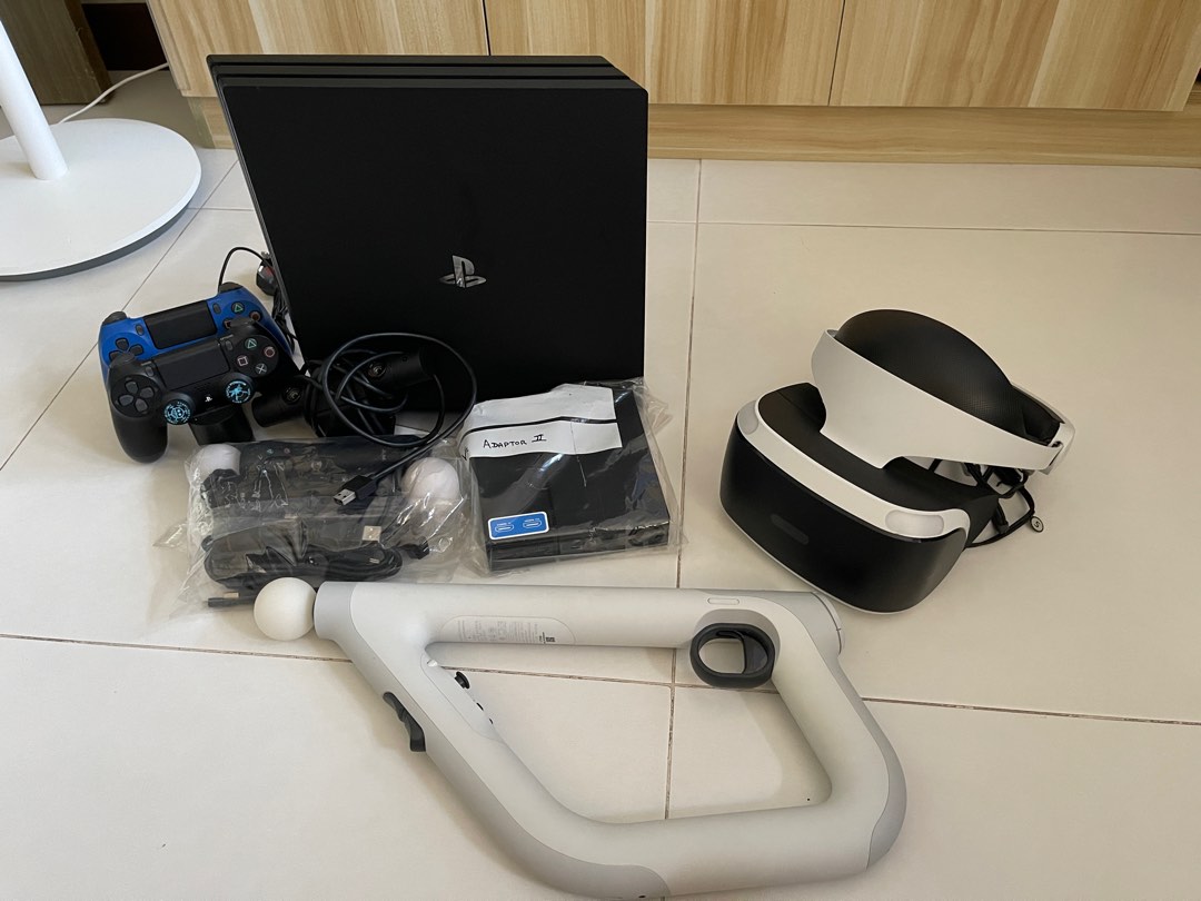 Ps4 pro with VR set & VR Aim Controller, Mobile Phones & Gadgets, Other ...