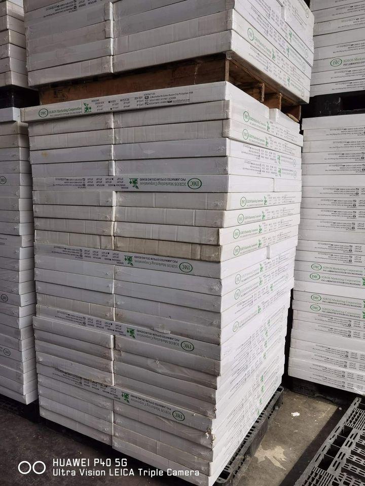 PVC LAMINATED GYPSUM BOARD ORANGE SKIN, LEMON SKIN, PLAIN, Commercial ...