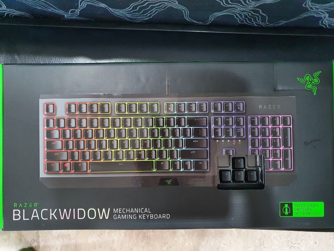 ORIGINAL packaging Razar Black Widow Gaming Keyboard, Computers & Tech ...