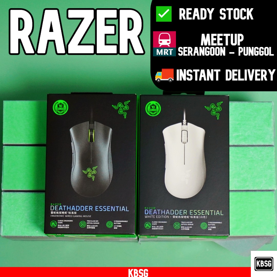 Razer Deathadder Essential Gaming Mouse, Computers & Tech, Parts ...