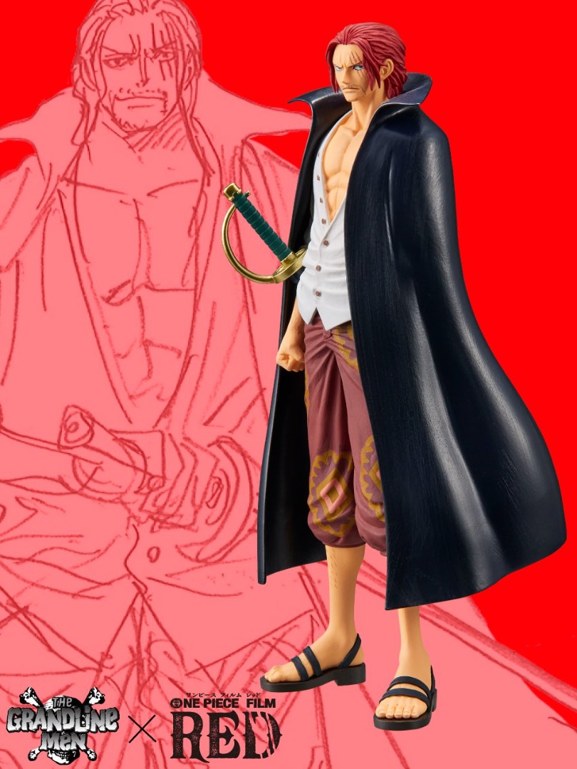 【Ready Stock】Banpresto One Piece Red Film Dxf Red Hair Akagami Shanks ...