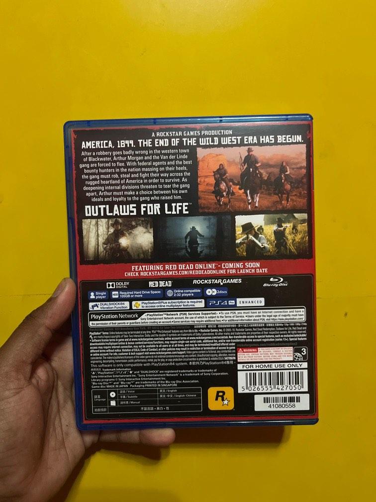 RED DEAD REDEMPTION 2, Video Gaming, Video Games, PlayStation on Carousell