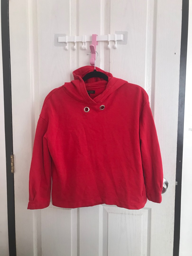 Red HQ jacket, Women's Fashion, Coats, Jackets and Outerwear on Carousell