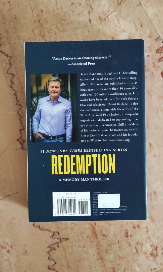 Redemption Book by David Baldacci, Hobbies & Toys, Books & Magazines, Fiction & Non-Fiction on ...