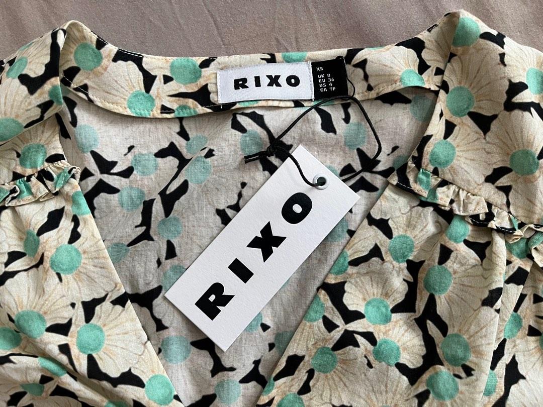 Rixo clam shell short dress XS, Women's Fashion, Dresses & Sets ...