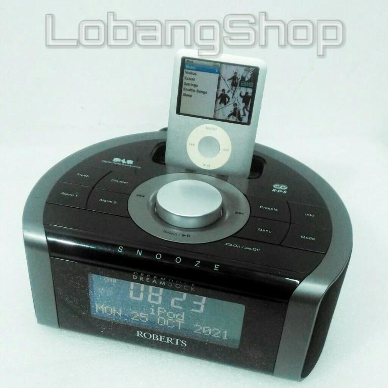 Roberts DREAMDOCK DAB / Digital FM RDS Digital Stereo Clock Radio with ...
