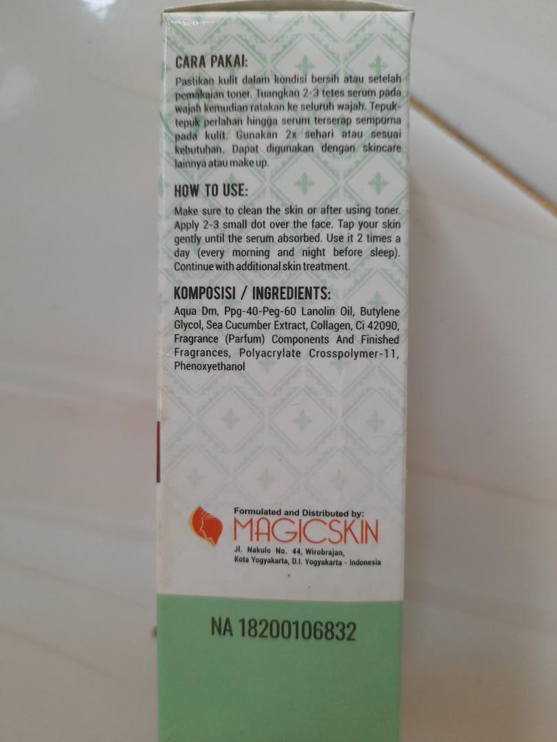 RORO MENDUT Sea Cucumber (Gamat) Collagen Serum, Kesehatan & Kecantikan ...