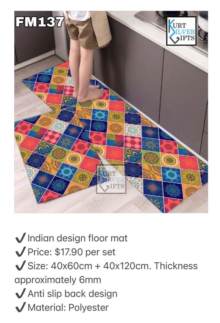 Round Carpet mat kolam design, Furniture & Home Living, Home Decor ...