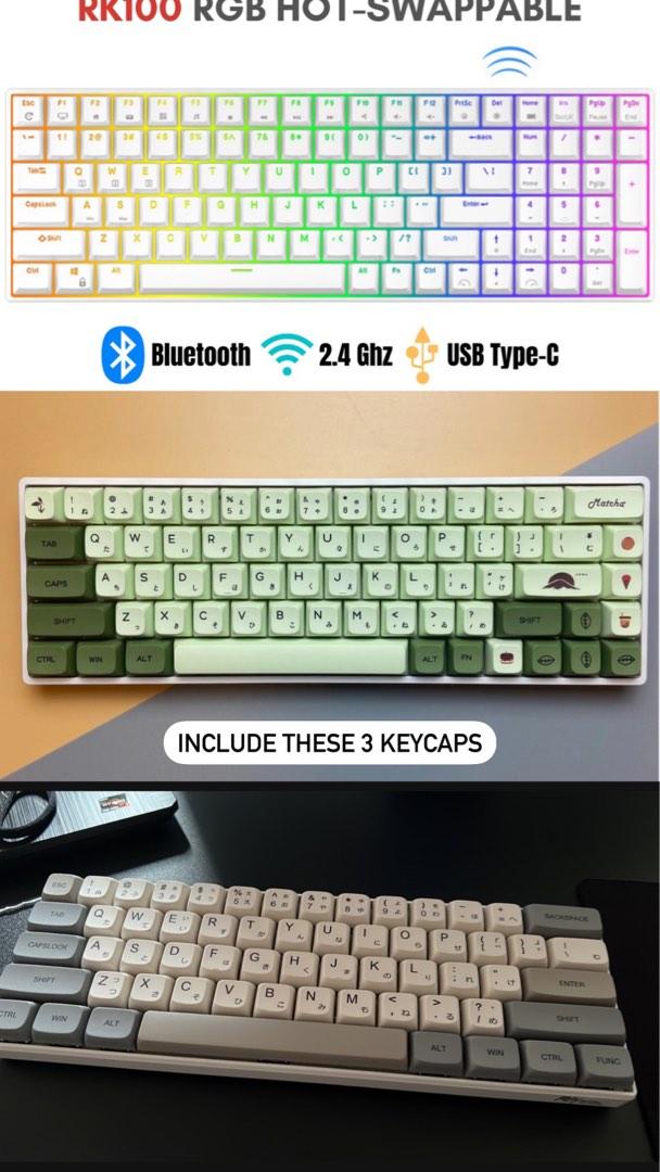 Royal Kludge RK100, Hot-Swappable, Brown Switch incl 3 set of keycaps ...