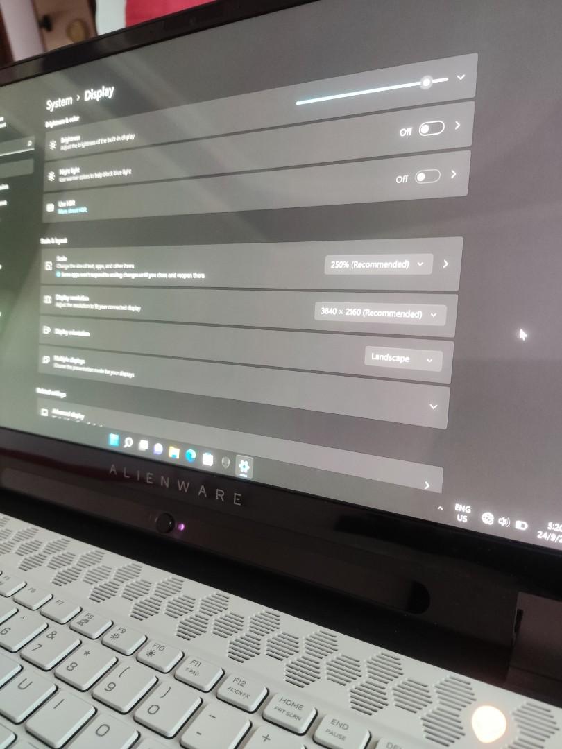 RTX2060 4K resolution powerful Alienware M15R2 Gaming Laptop 512GB SSD ...