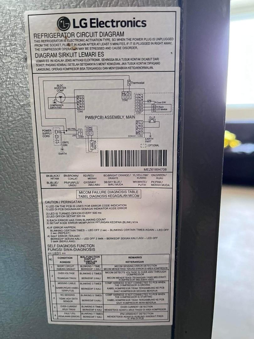 Rushhhhh... LG SMART INVERTER REF. Single door 4cuft. TIPID SA KURYENTE ...