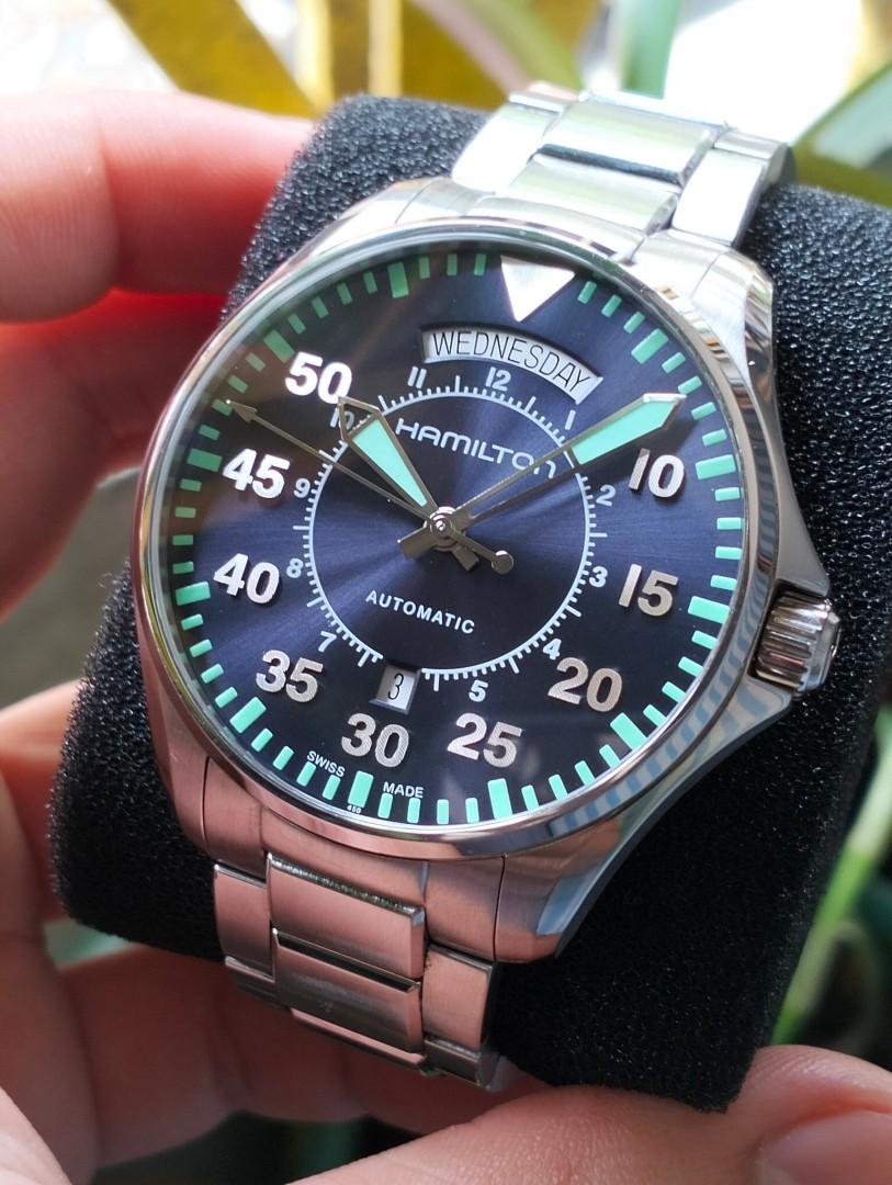 Sale/Trade Hamilton Khaki Pilot Day & Date Automatic Swiss Made ...