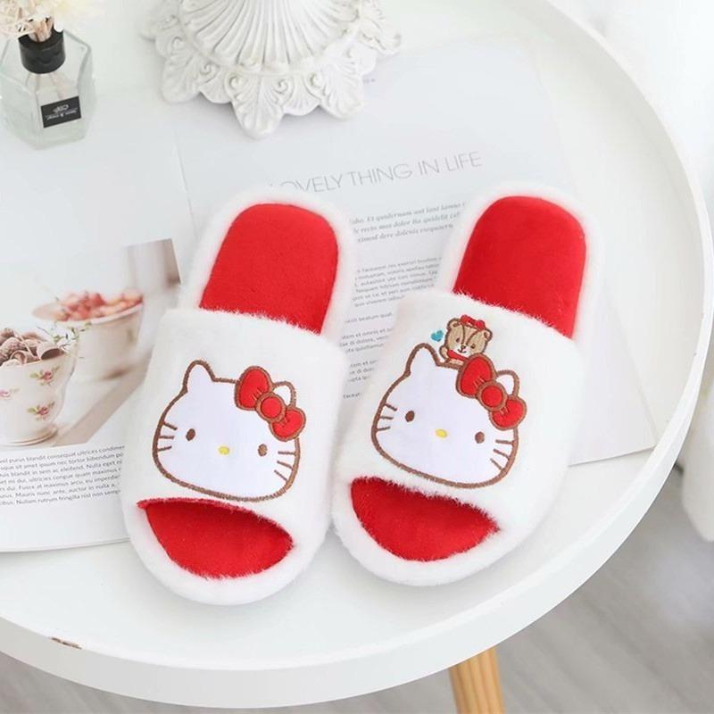 Sanrio Characters Bedroom Indoor Slippers Slipper Hello Kitty Melody ...