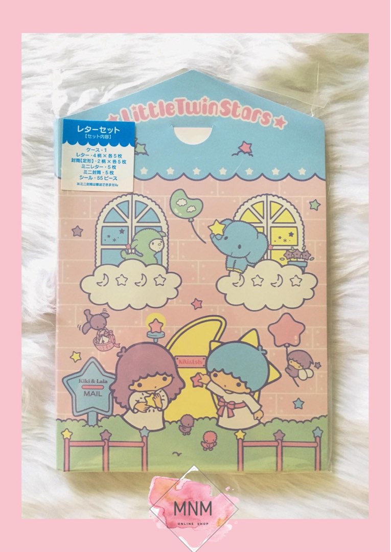 Sanrio LTS Little Twin Stars Welcome Home Letter Set Japan, Hobbies ...