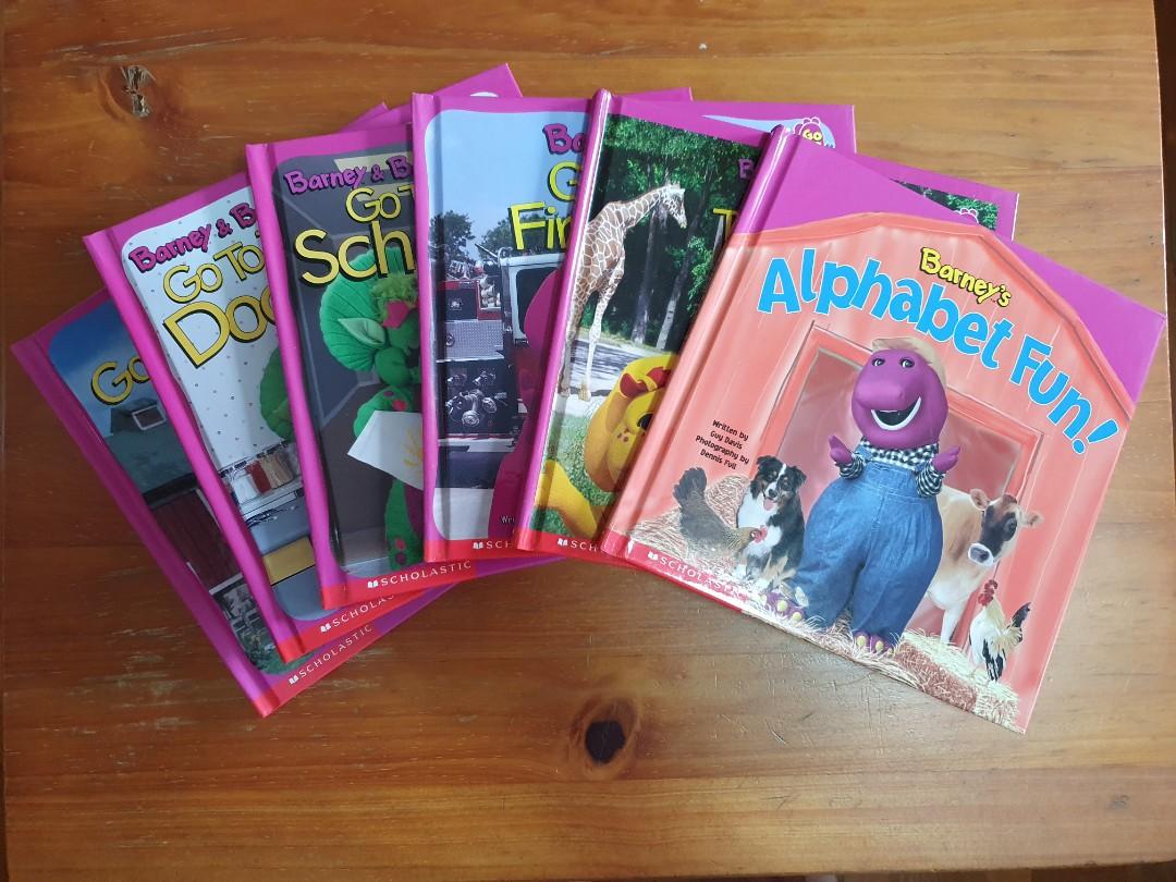 Grolier Barney Alphabet Books (set of 12 books), Hobbies & Toys, Books ...