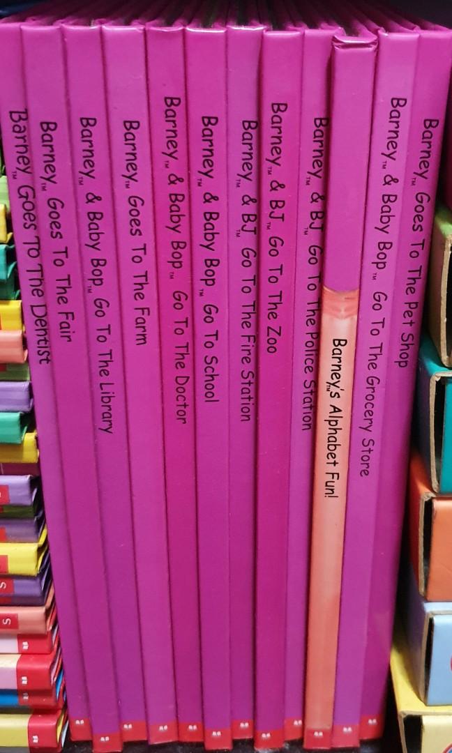 Grolier Barney Alphabet Books (set of 12 books), Hobbies & Toys, Books ...