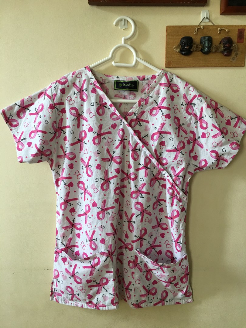 Scrub Suit Top, Women's Fashion, Tops, Others Tops on Carousell
