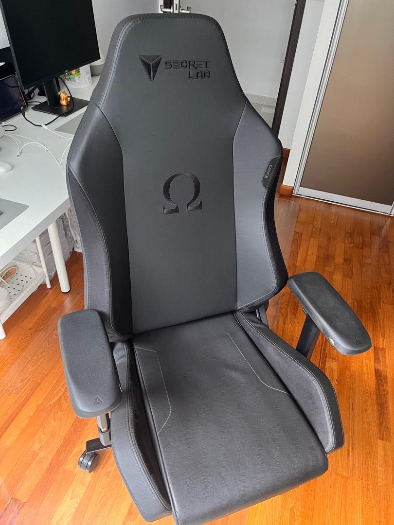 Secret Lab - Omega 2020 (black), Furniture & Home Living, Furniture ...