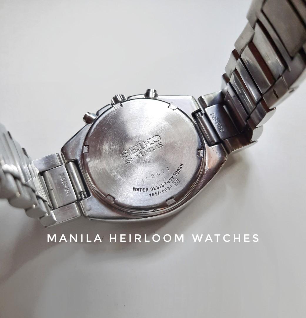 Seiko S Wave Chronograph Japan Quartz Watch, Men's Fashion, Watches & Accessories, Watches on ...