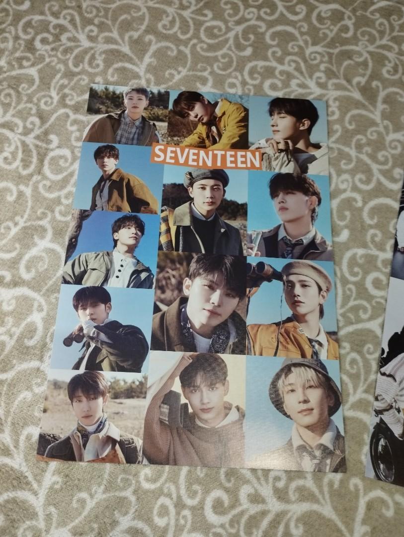 SEVENTEEN POSTER, Hobbies & Toys, Memorabilia & Collectibles, K-Wave on ...