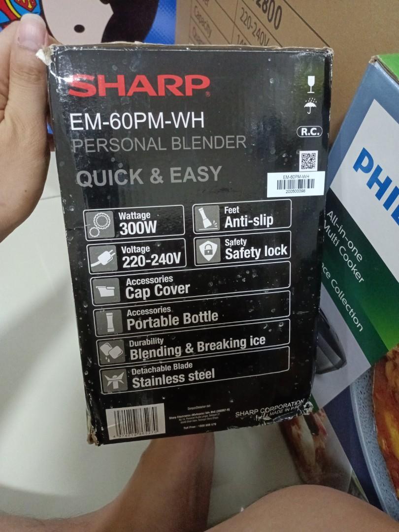 Sharp EM60PMWH Blender, TV & Home Appliances, Kitchen Appliances ...