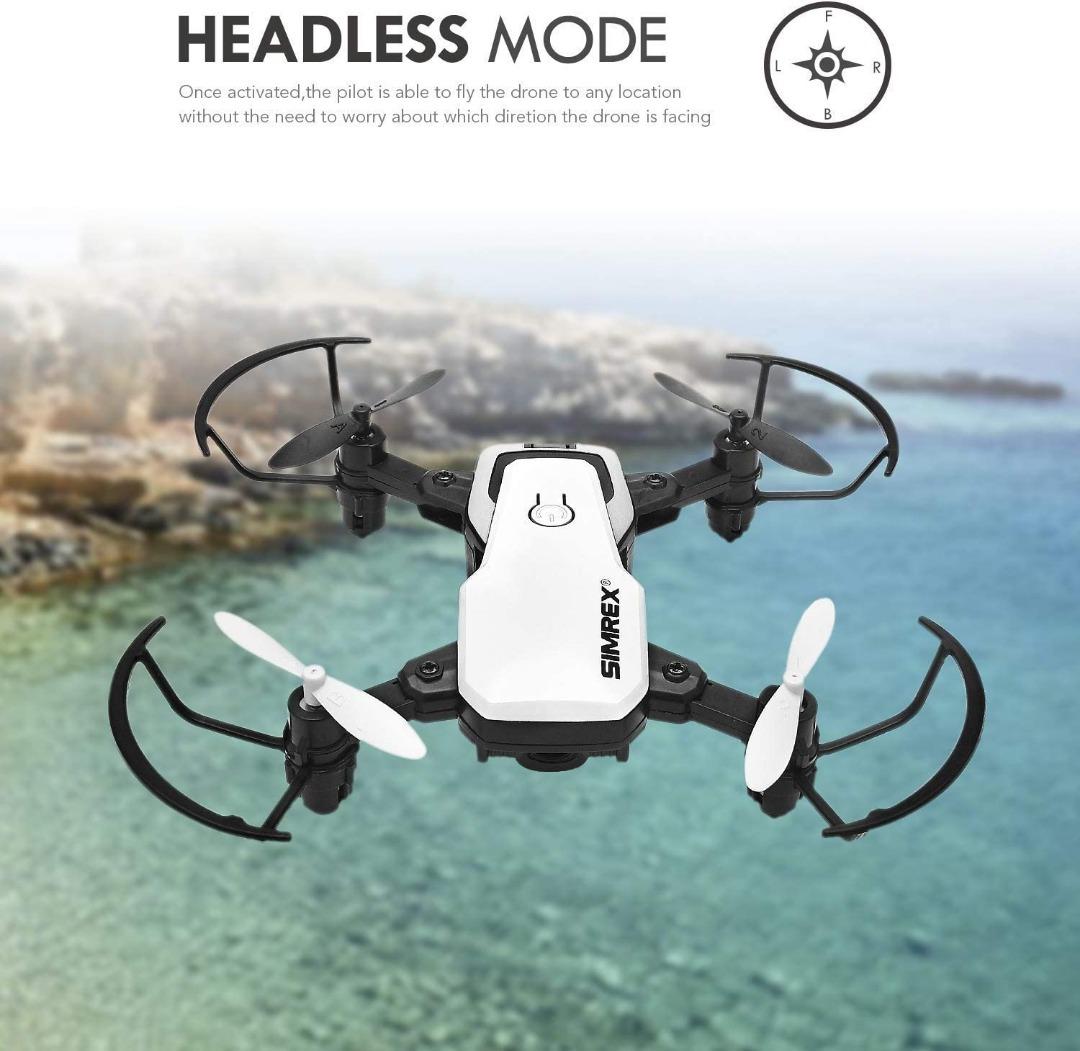 SIMREX X300C Mini Drone with Camera WIFI HD FPV Foldable RC Quadcopter ...