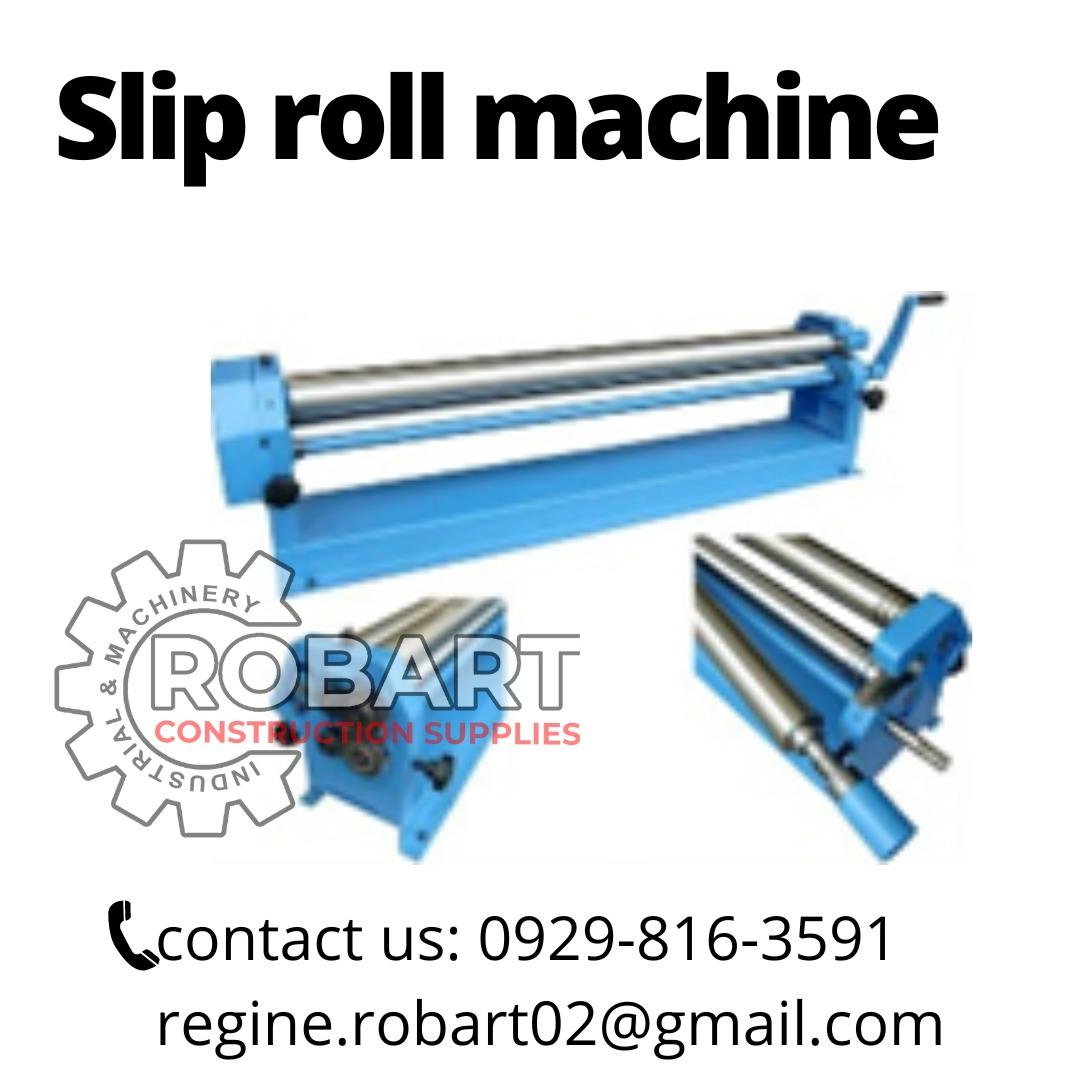 Slip roll machine, Commercial & Industrial, Construction Tools & Equipment on Carousell