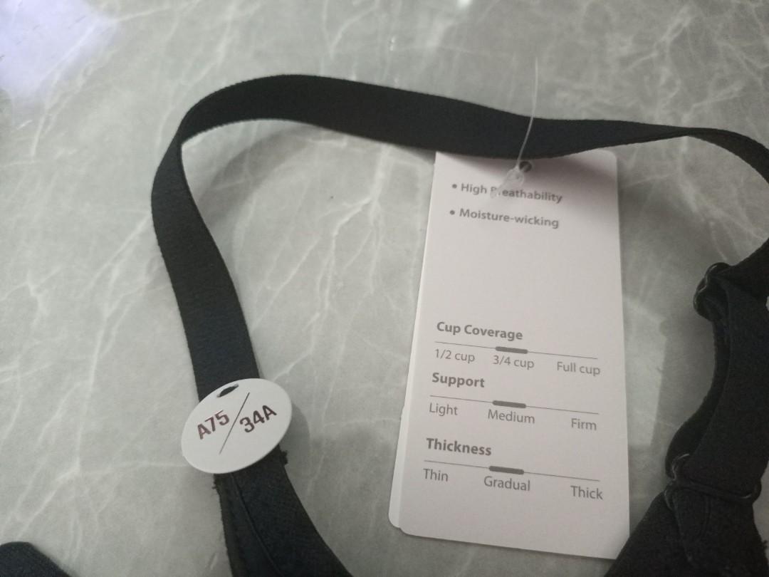 Sorella black A75 bra, Women's Fashion, New Undergarments & Loungewear ...