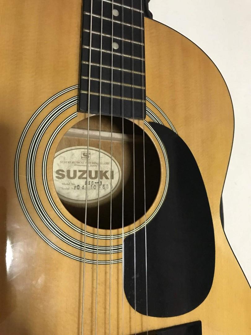SSG-3 Full Size Nylon String Acoustic Guitar by Suzuki, Hobbies & Toys, Music & Media, Musical ...