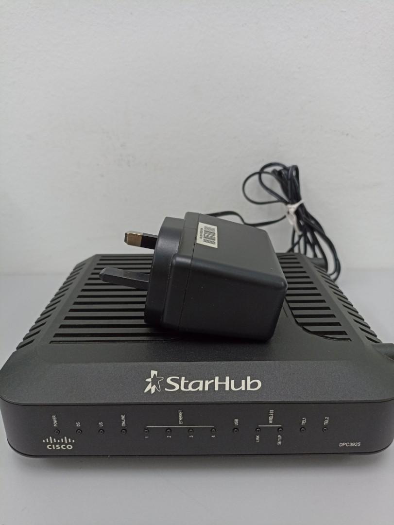 Starhub Cisco 2-in -1 modem, Computers & Tech, Parts & Accessories ...