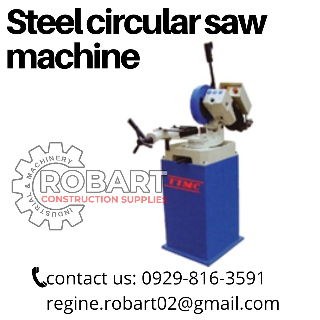 Steel circular saw machine, Commercial & Industrial, Construction Tools ...