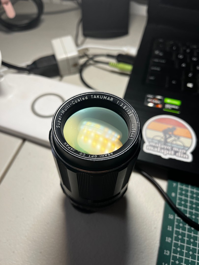 Super Multi Coated Takumar 135mm 3.5, Photography, Lens & Kits on Carousell