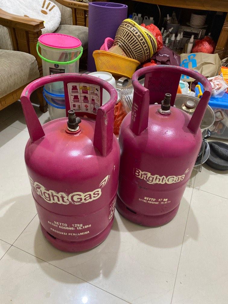 Tabung Gas LPG 12kg Bright Gas Kosong, Kitchen & Appliances di Carousell