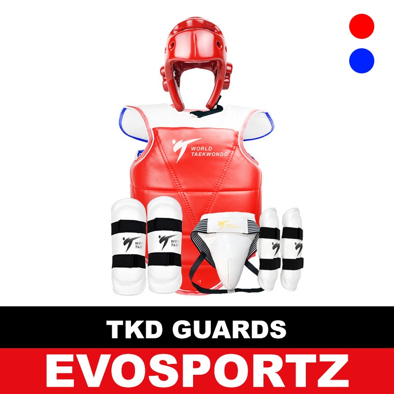 Taekwondo Guard Set | TKD Body Pad | TKD Forearm Shin Guards Helmet ...