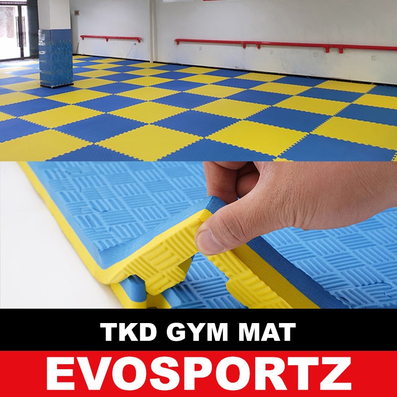 Taekwondo Gym Mat | Puzzle Exercise Studio Floor Mats | Martial Art Mat ...