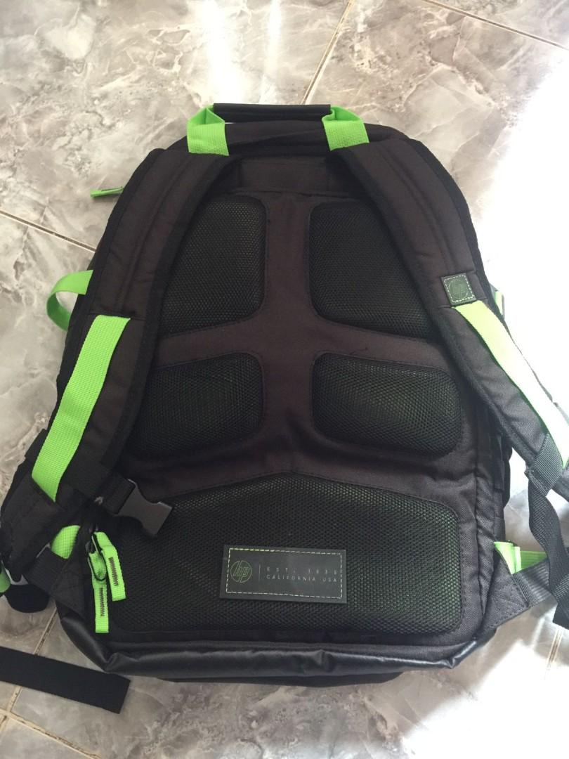 TAS RANSEL LAPTOP HP 15.6 ODYSSEY, Fesyen Pria, Tas & Dompet , Ransel ...