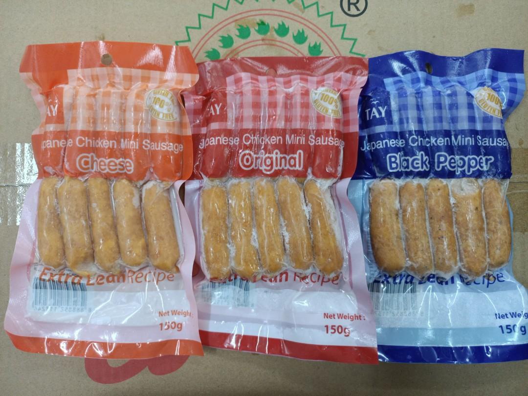 TAY JAPANESE 3 favor chicken sausages, Food & Drinks, Chilled & Frozen ...