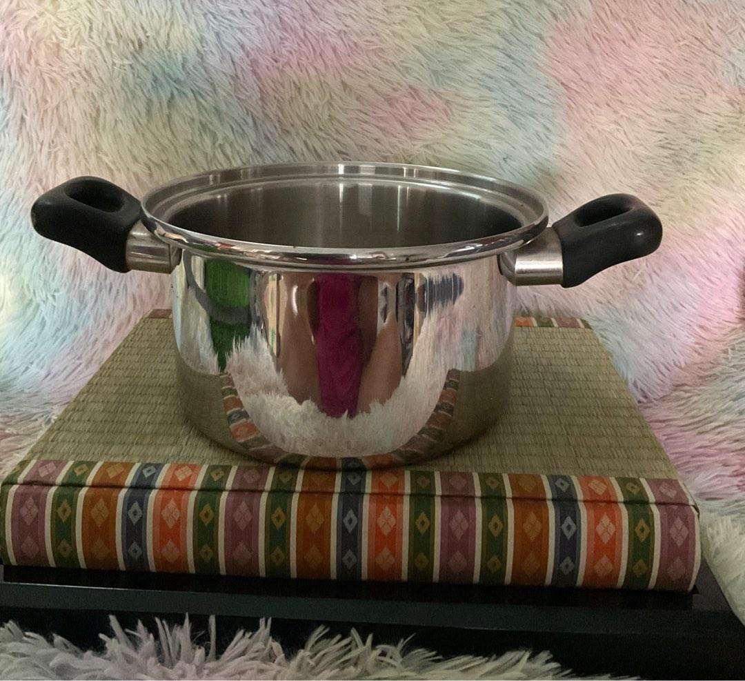 Thick Heavy Stainless Steel Cookware Pot No Lid Not for Induction 35cm ...