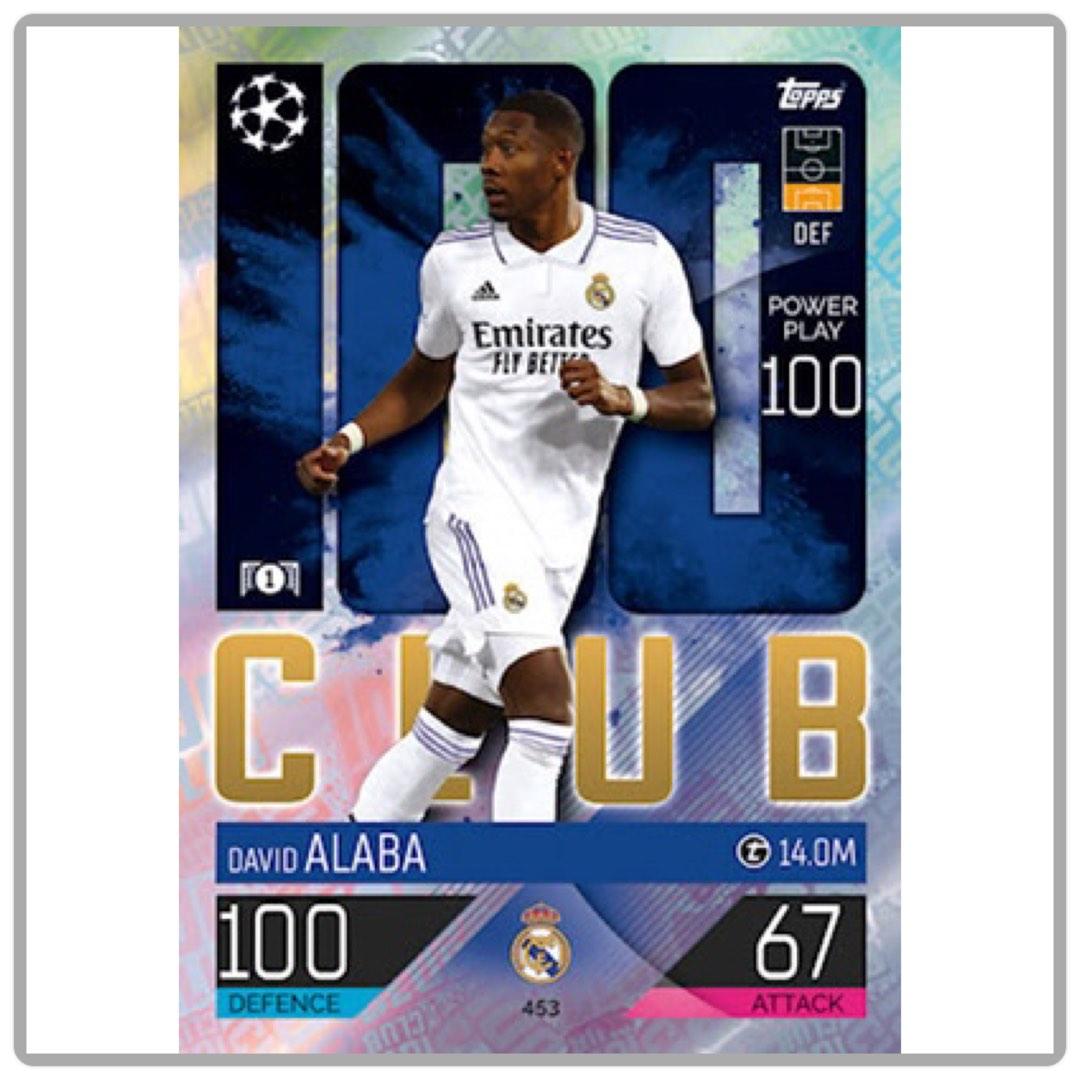 Topps Match Attax 2022/2023 David Alaba 100 Club, Hobbies & Toys, Toys ...