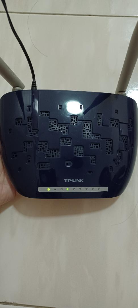 TP-Link Router 300Mbps Wireless N (ADSL2 + Modem ), Computers & Tech ...