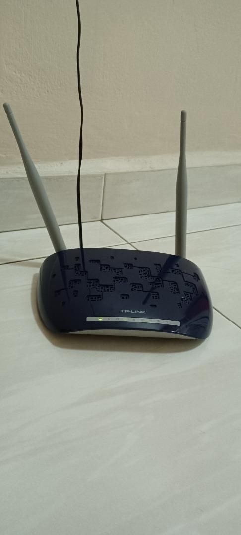 TP-Link Router 300Mbps Wireless N (ADSL2 + Modem ), Computers & Tech ...