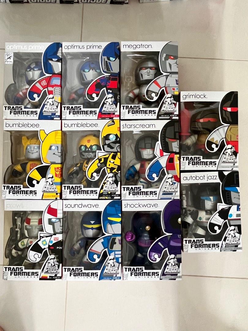 Transformers G1 Hasbro Mighty Muggs Classic Set of 11 Optimus Prime ...