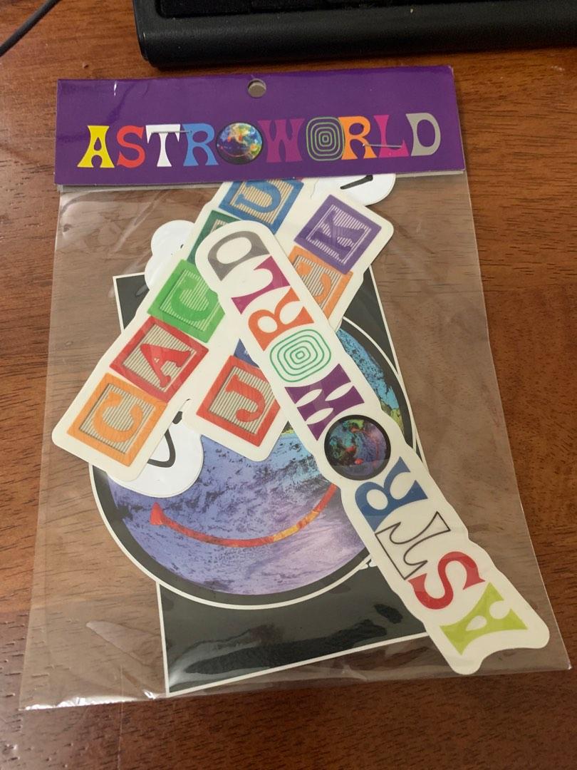 Travis Scott Astroworld Sticker Pack, Hobbies & Toys, Stationery ...