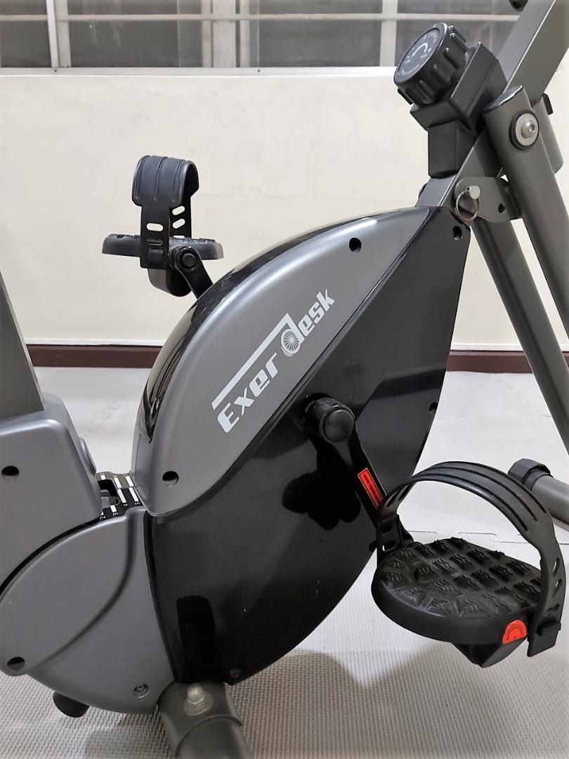 TRAX EXER DESK Stationary Bike with Desk, Sports Equipment, Exercise ...